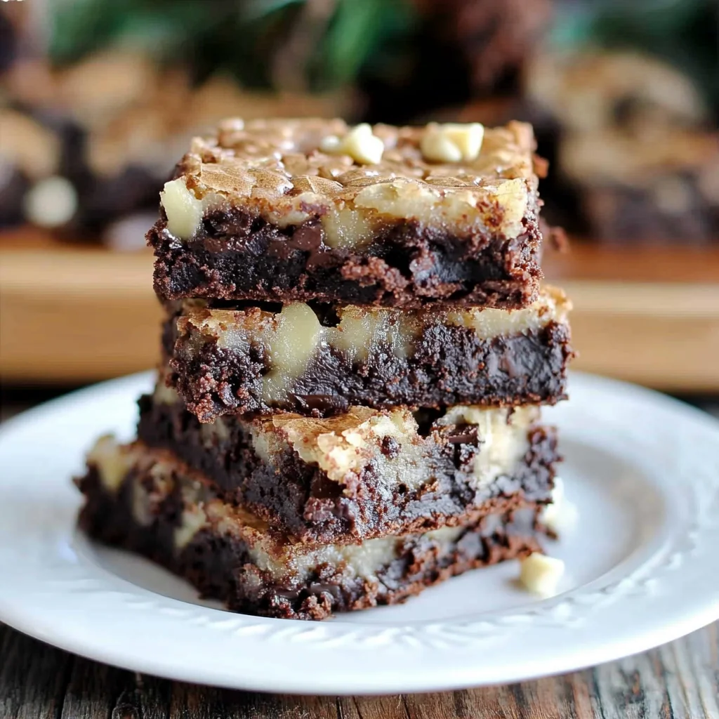 German Chocolate Brownies