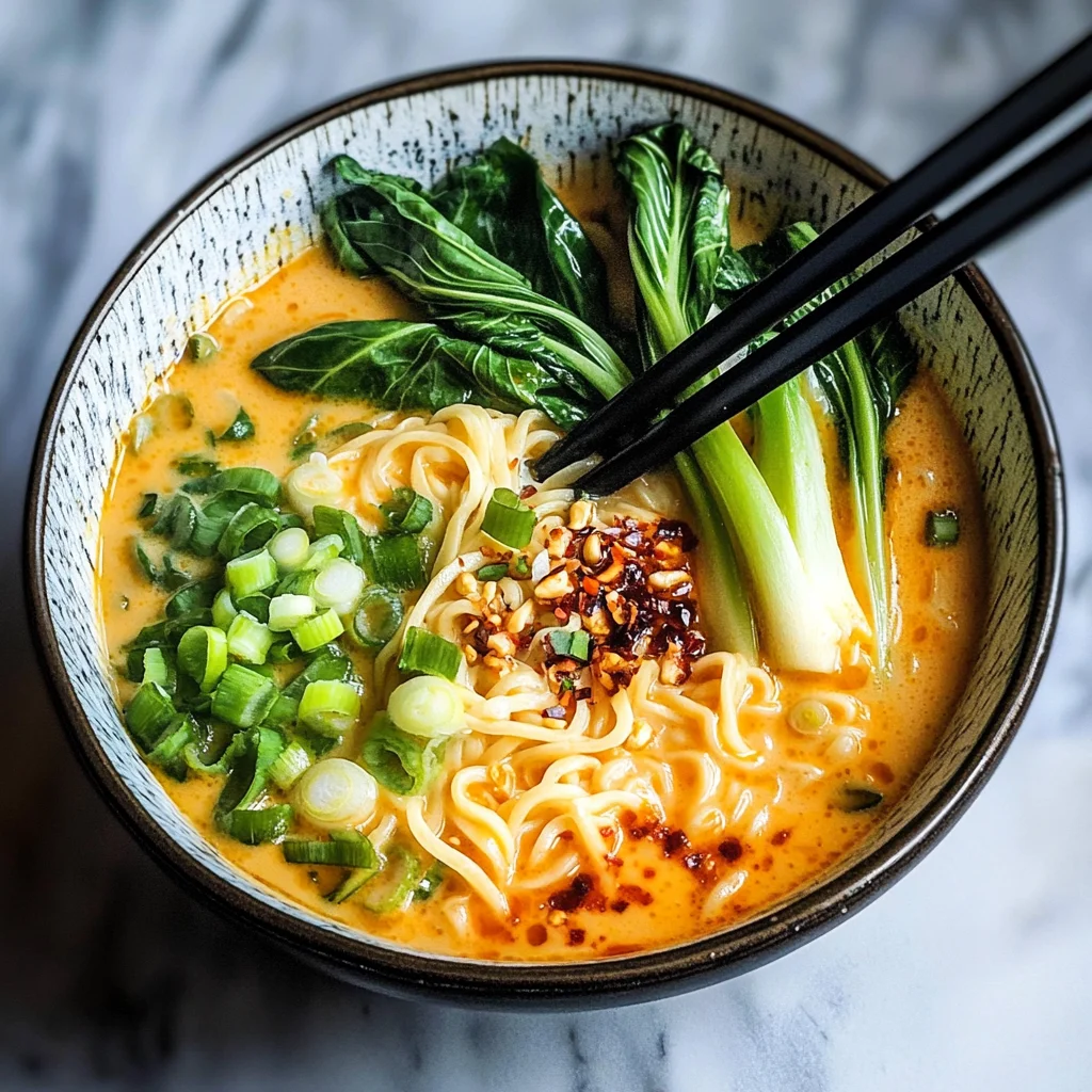 Quick Spicy Coconut Noodles